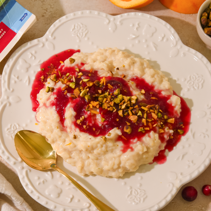 Spiced Orange Rice Pudding with Cranberry Compote | Ralston Family Farms